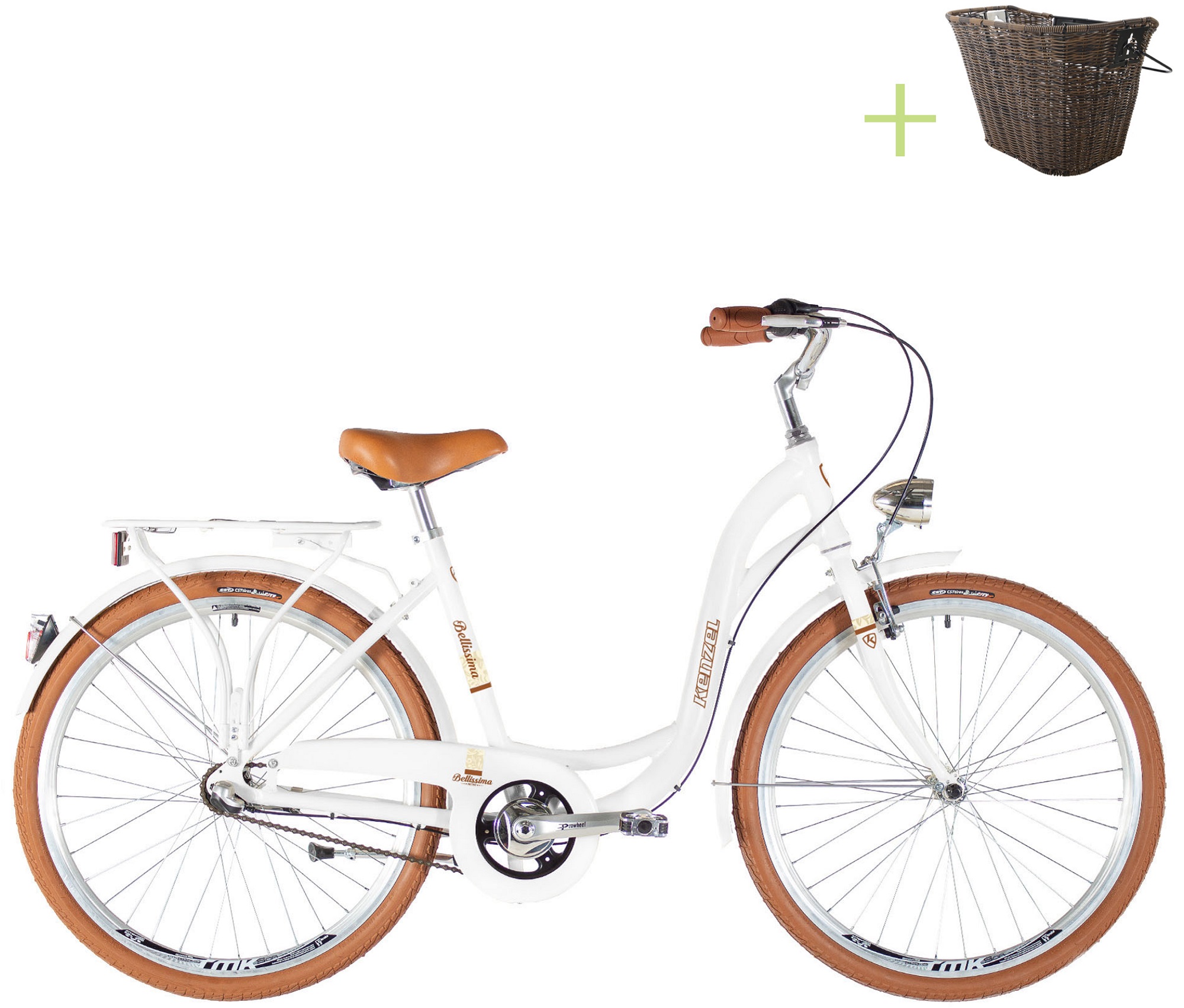 BICIKL KENZEL BELLISSIMA CLASSIC 28" 3SP WHITE