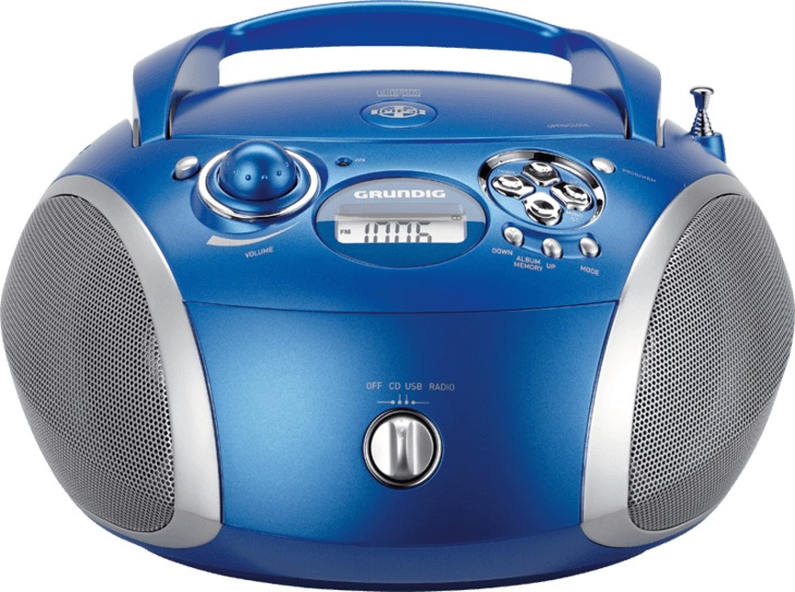 RADIO GRUNDIG GRB 3000 BT PLAVI/SILVER
